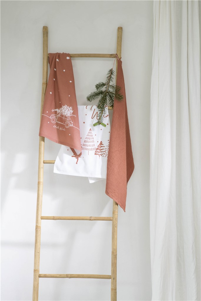 Walra Kerst Theedoeken & Handdoeken - Hello Winter - 3 stuks - Terra ...